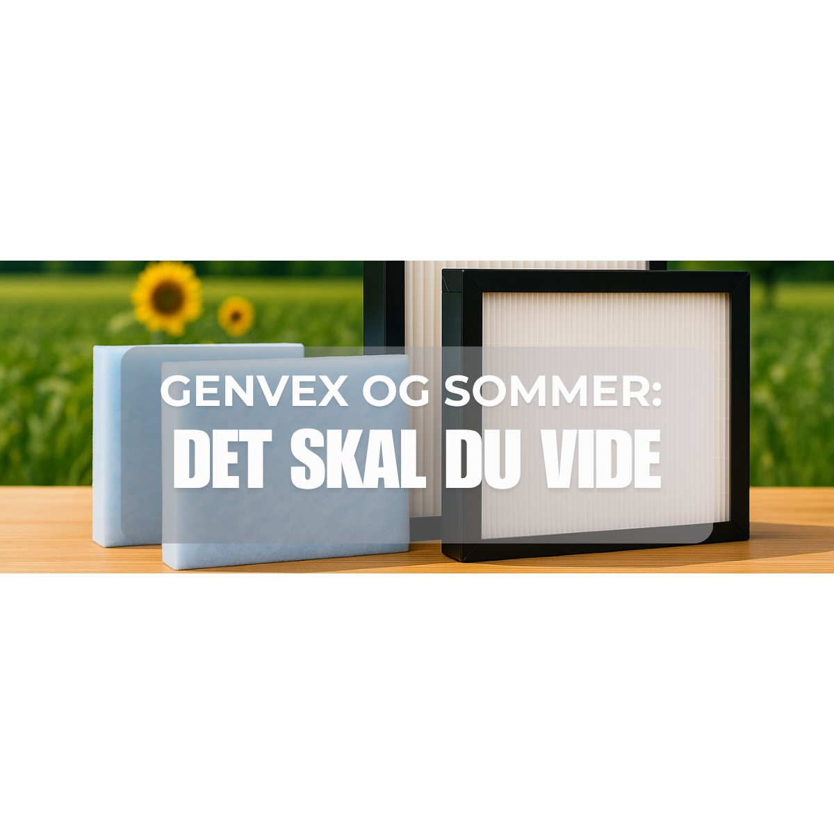 Derfor bør du ikke slukke for dit Genvex om sommeren
